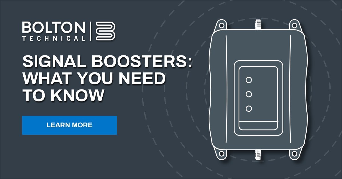 Signal Boosters: What You Need To Know? | Bolton Technical – Bolton ...